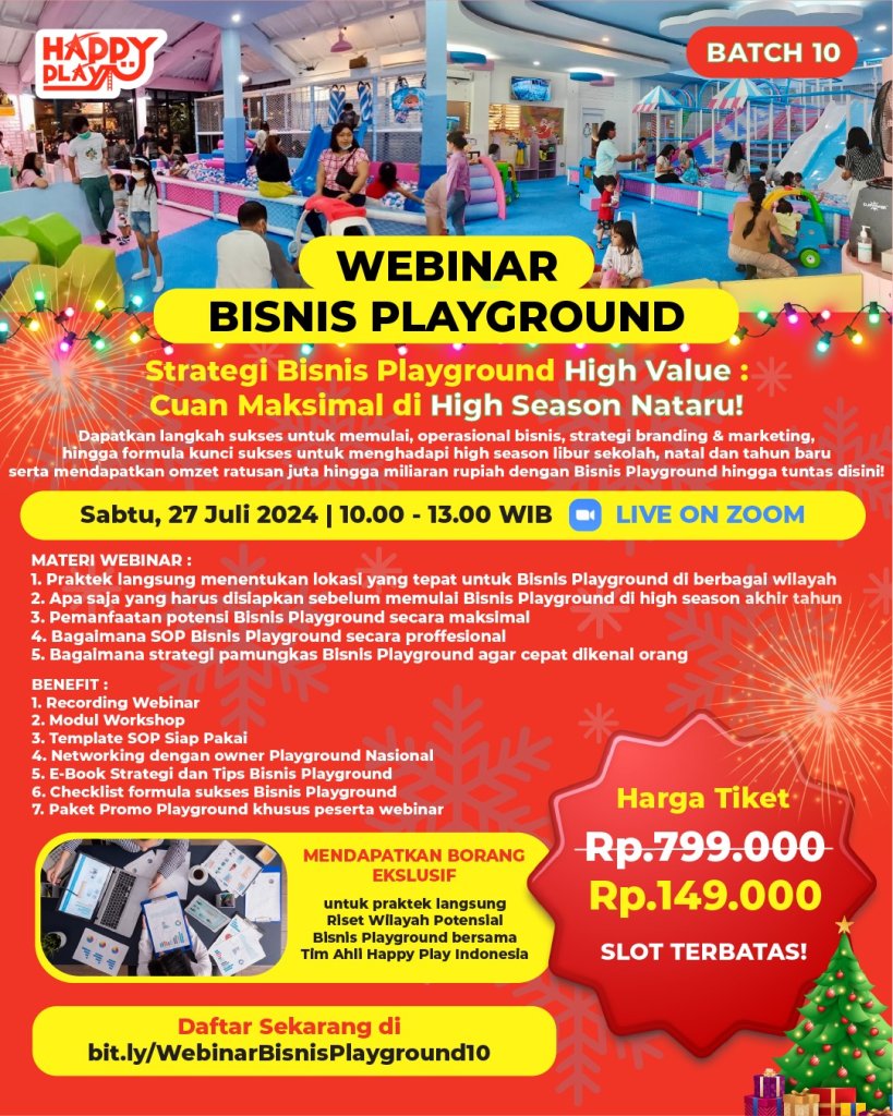 Webinar Bisnis Playground Batch 10 - Happy Play Indonesia