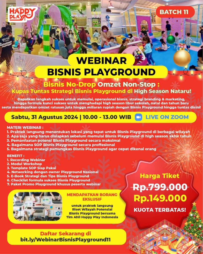 Webinar Bisnis Playground Batch 11 - Happy Play Indonesia